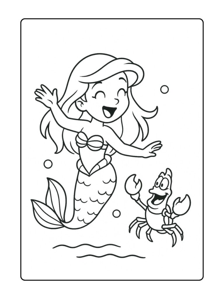 100+ Kleurplaat Zeemeermin Gratis Printen