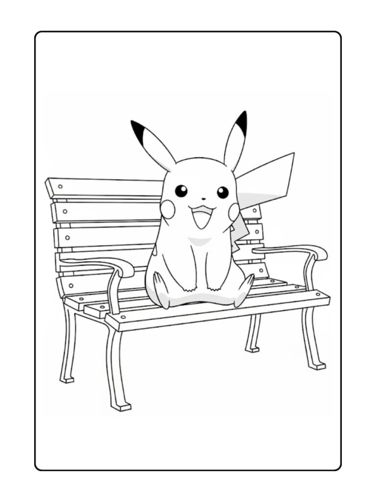 Kleurplaat Pikachu | Gratis Printen, Downloaden Pdf - Kleurplaat.center